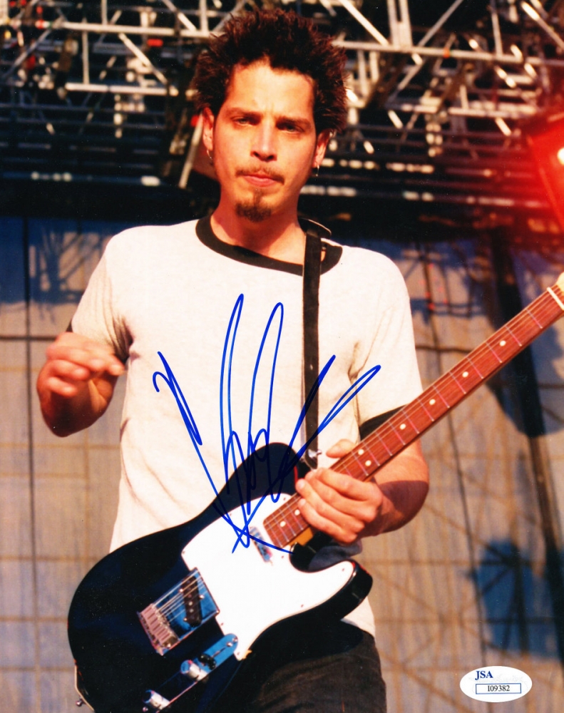 Chris Cornell Signed "Soundgarden" 8x10 Photo (JSA COA) | Pristine Auction