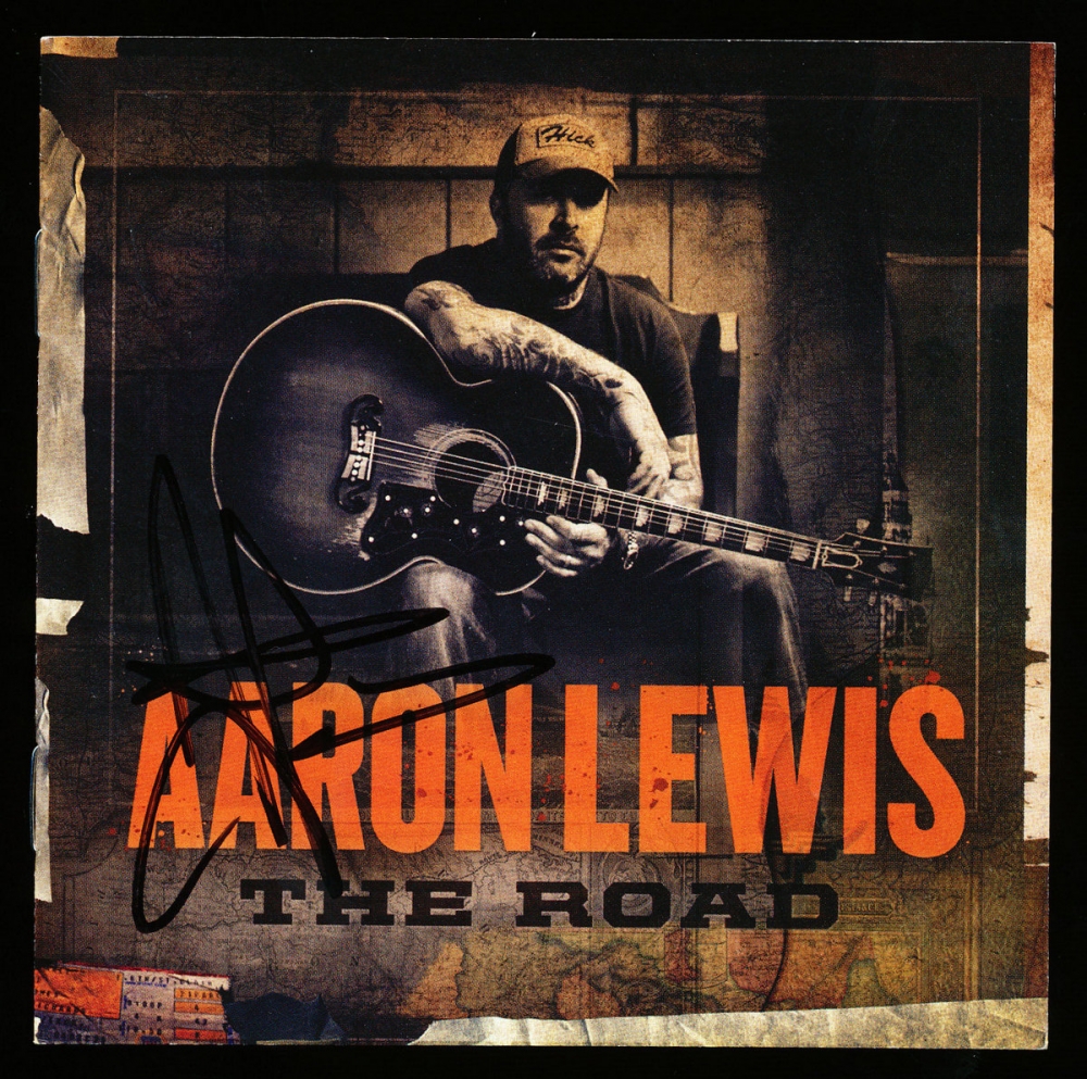 Aaron Lewis Signed CD Cover (PA LOA) | Pristine Auction