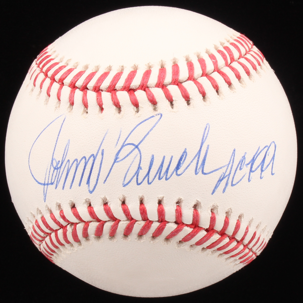 Johnny Bench Signed OML Baseball Inscribed "ACT 99" (JSA COA ...