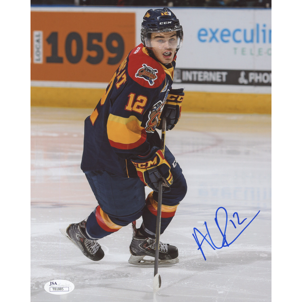 Alex DeBrincat Signed Erie Otters 8x10 Photo (JSA COA) | Pristine Auction