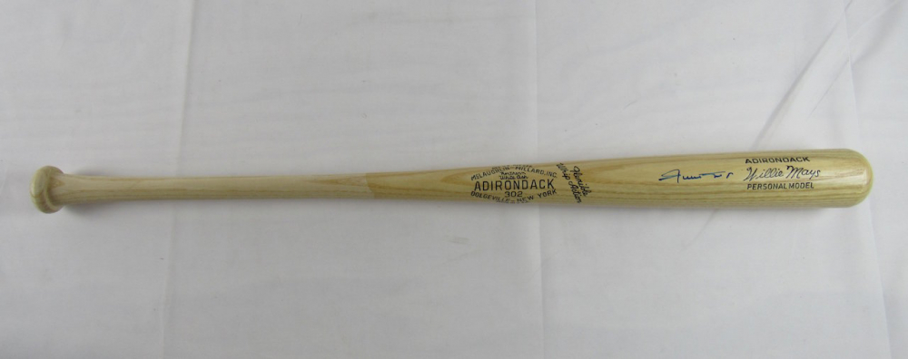 Willie Mays Signed Adirondack Personal Model Baseball Bat (PSA Hologram ...