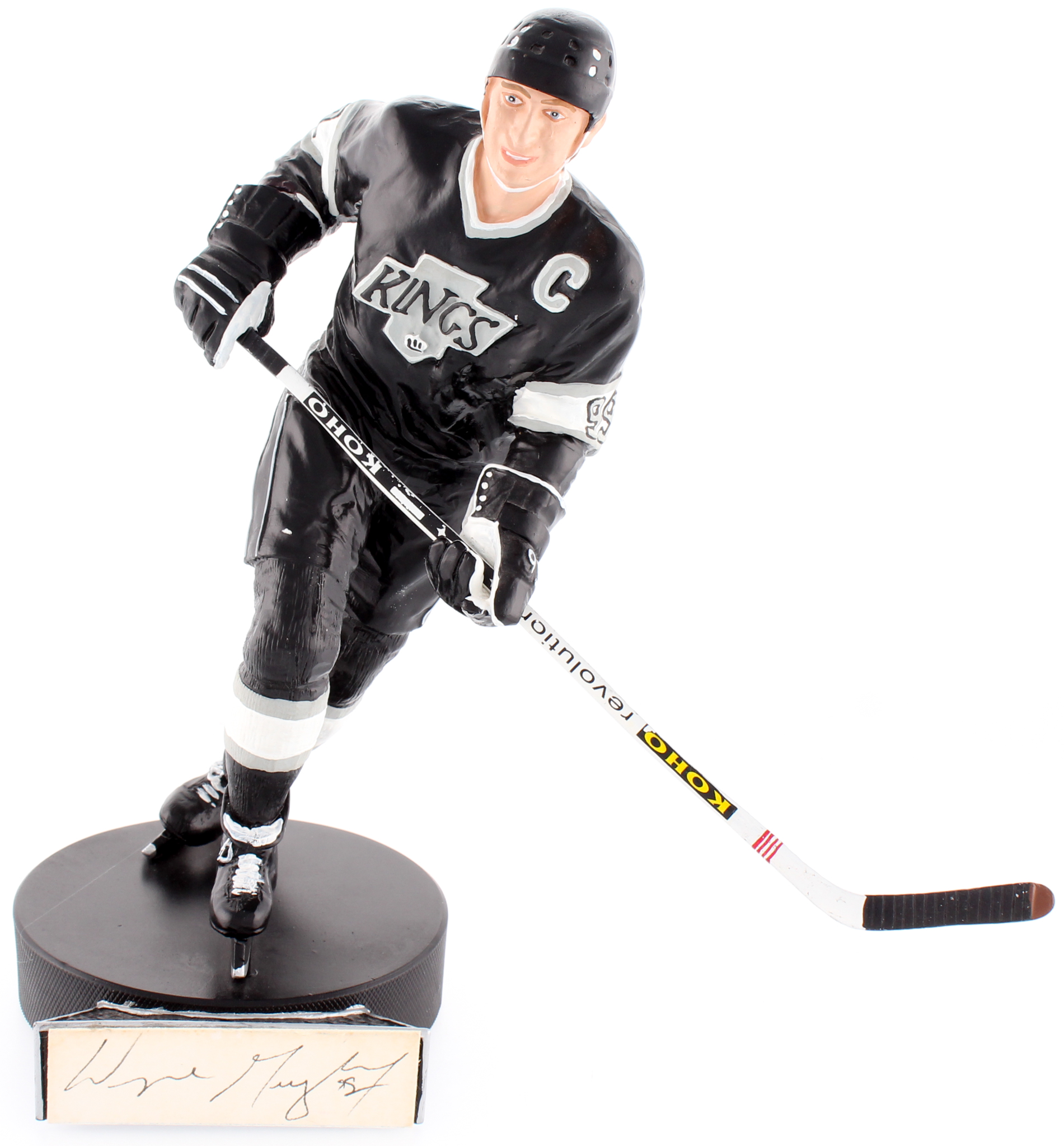 Wayne Gretzky Signed Kings LE Gartlan Statue (Gartlan Hologram ...