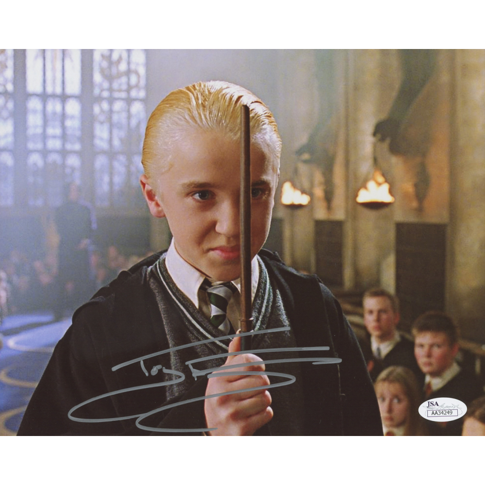 Tom Felton Signed "Harry Potter" 8x10 Photo (JSA COA) | Pristine Auction