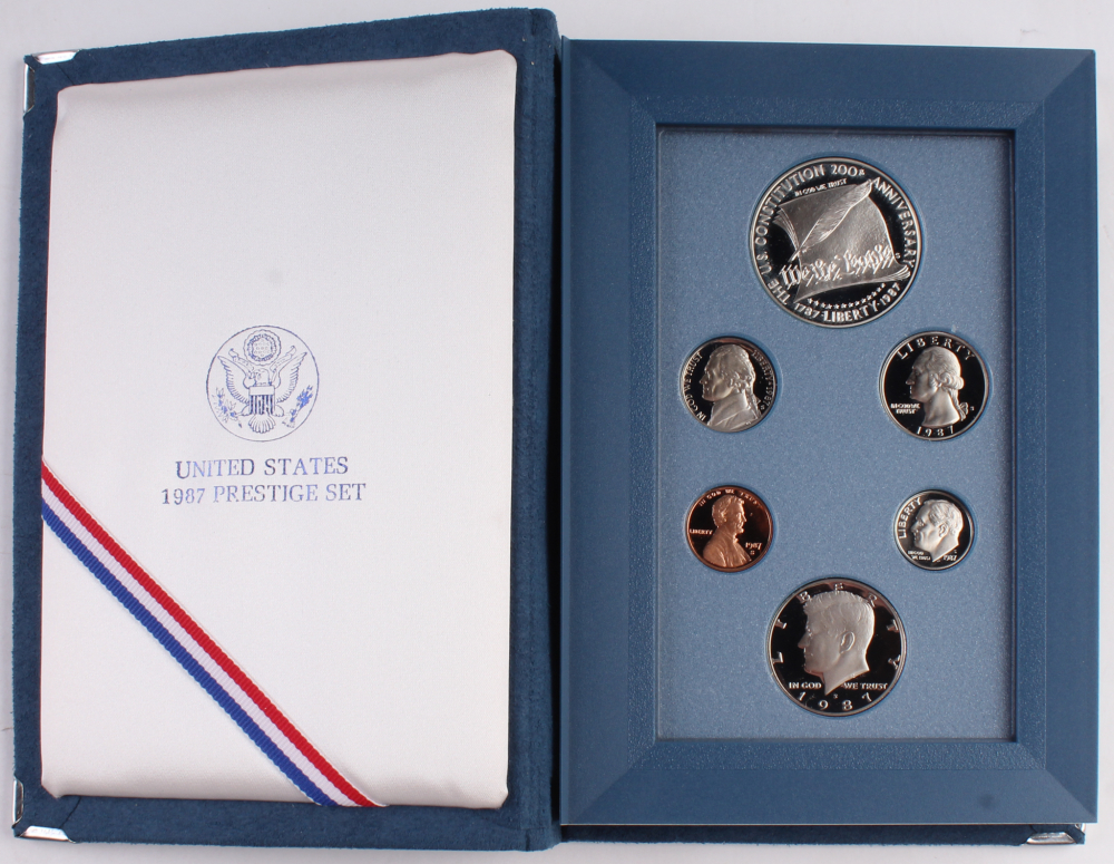 1987 United States Mint Prestige Set with (7) Coins | Pristine Auction