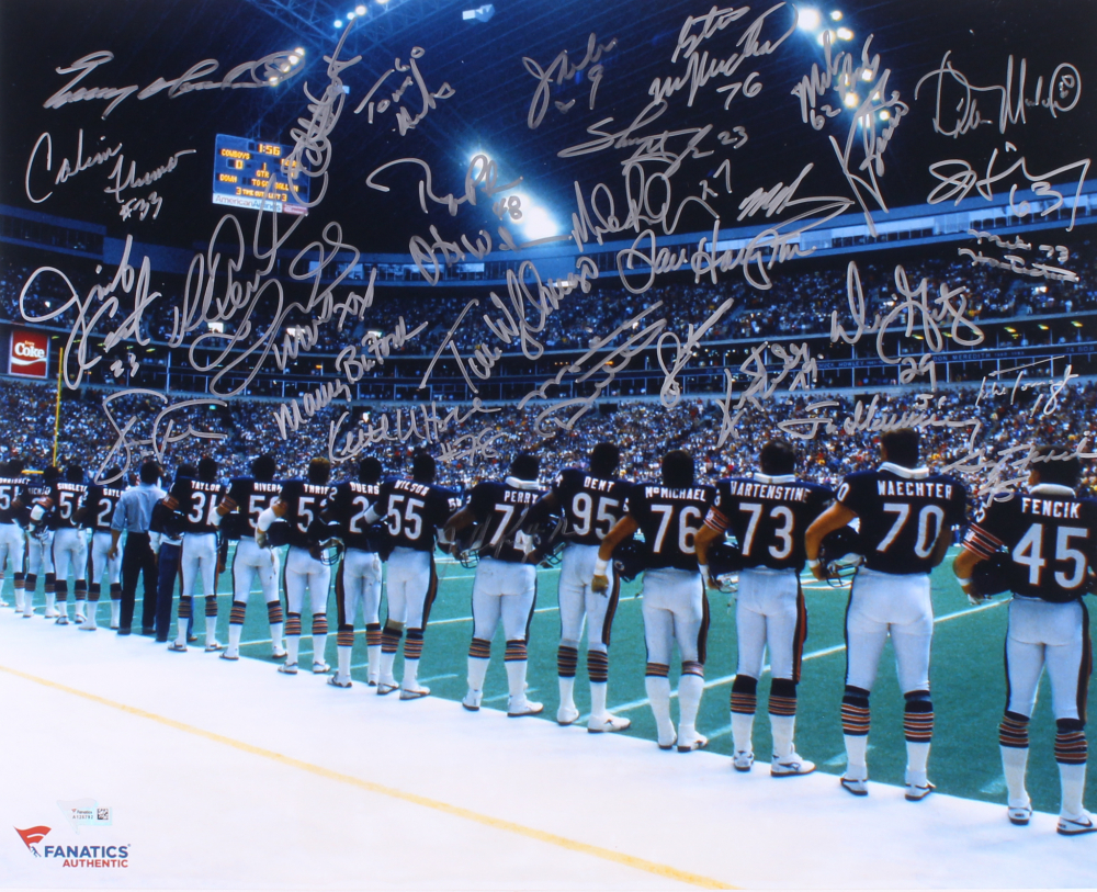1985 Chicago Bears 16x20 Photo Team-Signed by (30) with Mike Ditka ...