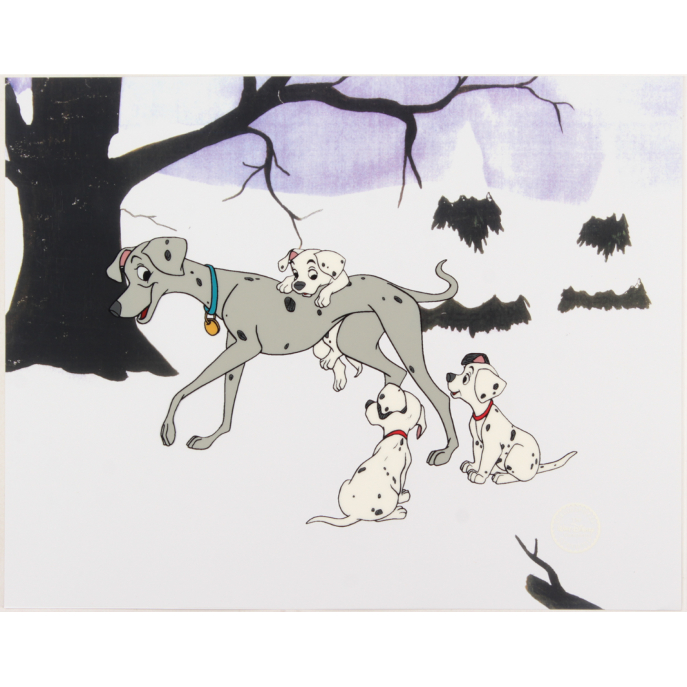 Walt Disney "101 Dalmations" 11x14.25 Animation Serigraph Cel ...