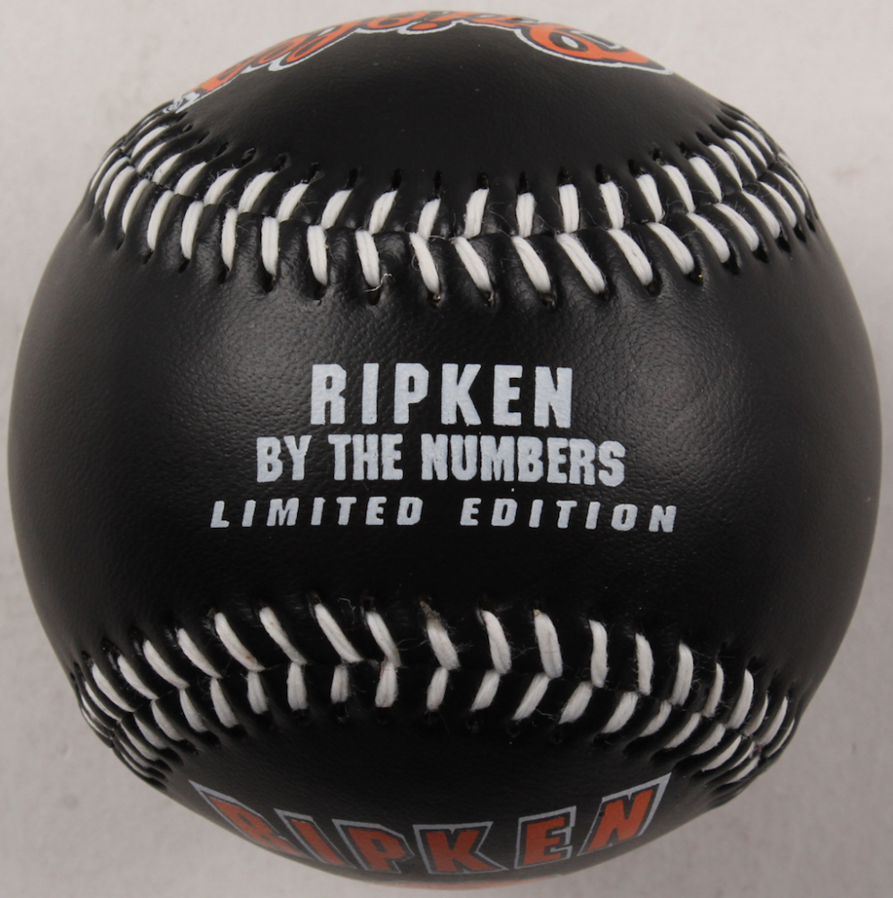 Lot of (3) Cal Ripken Jr. OML & Logo Baseballs with (1) Signed (PSA COA ...