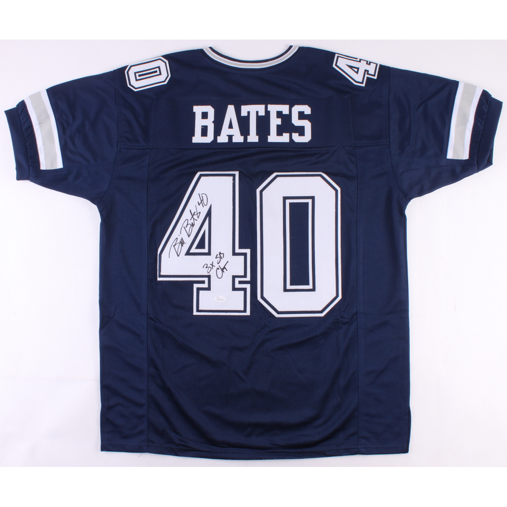 Bill Bates Signed Jersey Inscribed "3x SB Champs" (JSA COA) | Pristine ...