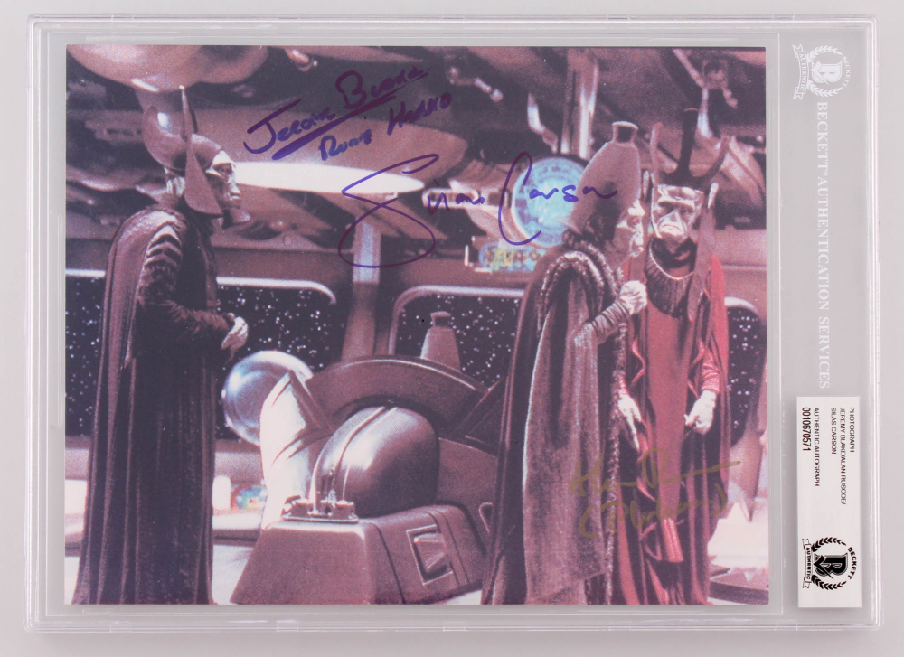 Jerome Kelly, Alan Ruscoe & Silas Carson Signed "Star Wars: The Phantom ...