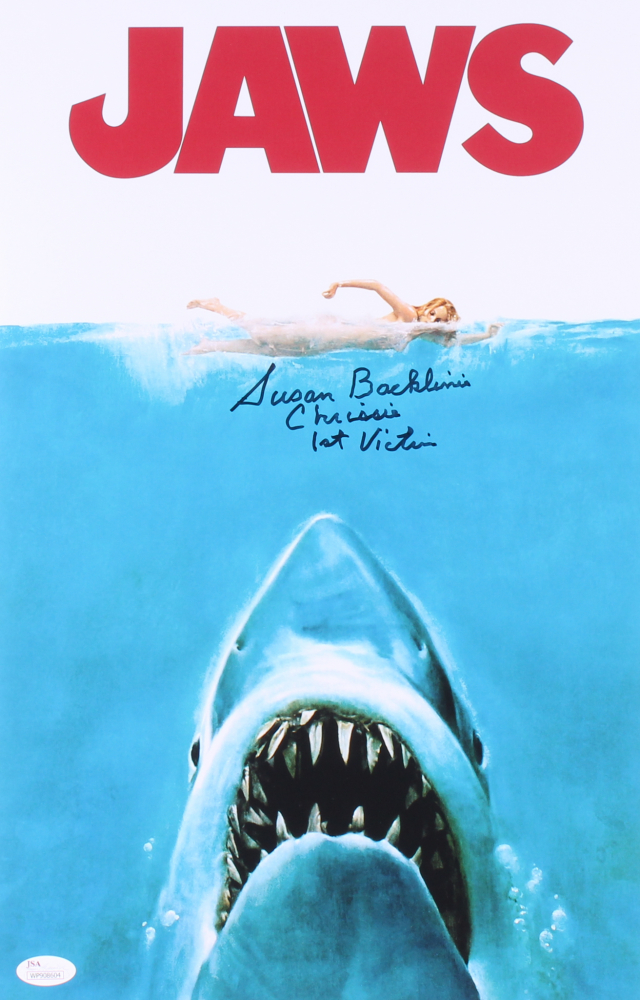 Susan Backlinie Signed "Jaws" 11x17 Photo Inscribed "Chrissy" & "Jaws ...