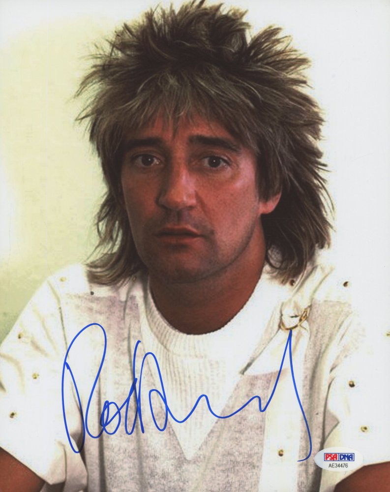 Rod Stewart Signed 8x10 Photo (PSA COA) | Pristine Auction