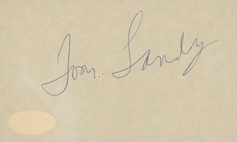 Tom Landry Signed 2.5x3 Signature Cut (JSA COA) | Pristine Auction
