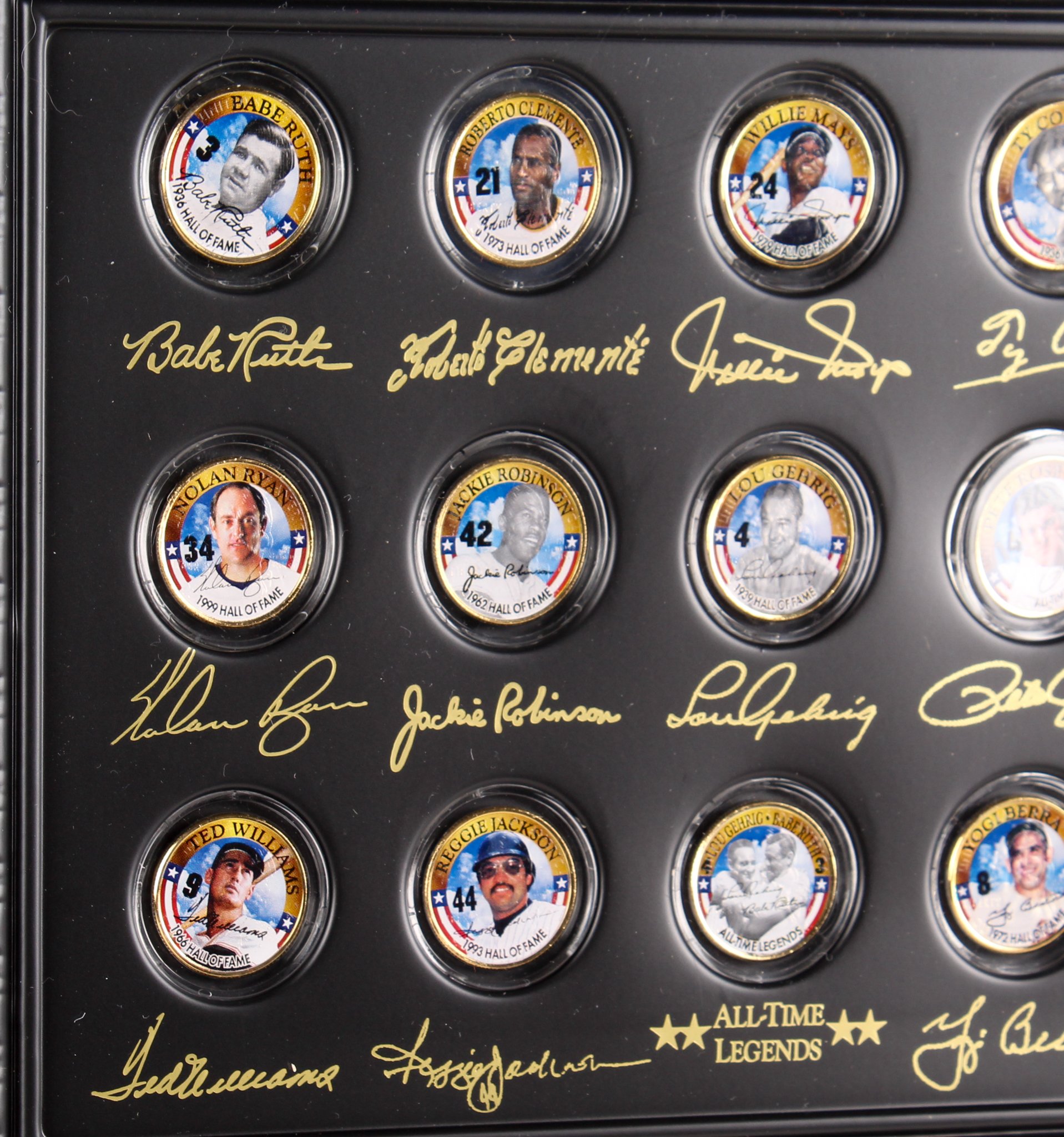 Merrick Mint "All-Time Legends" 13x16 Custom Framed Commemorative 24k ...