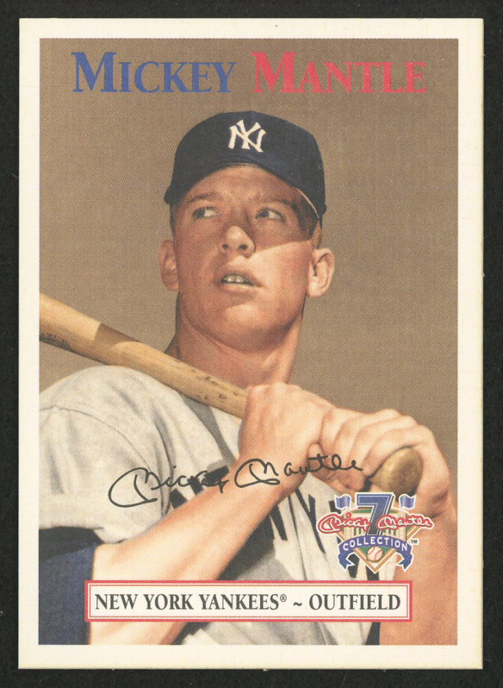 1997 Scoreboard Mantle #52 Mickey Mantle / 1952 Trading Card | Pristine ...