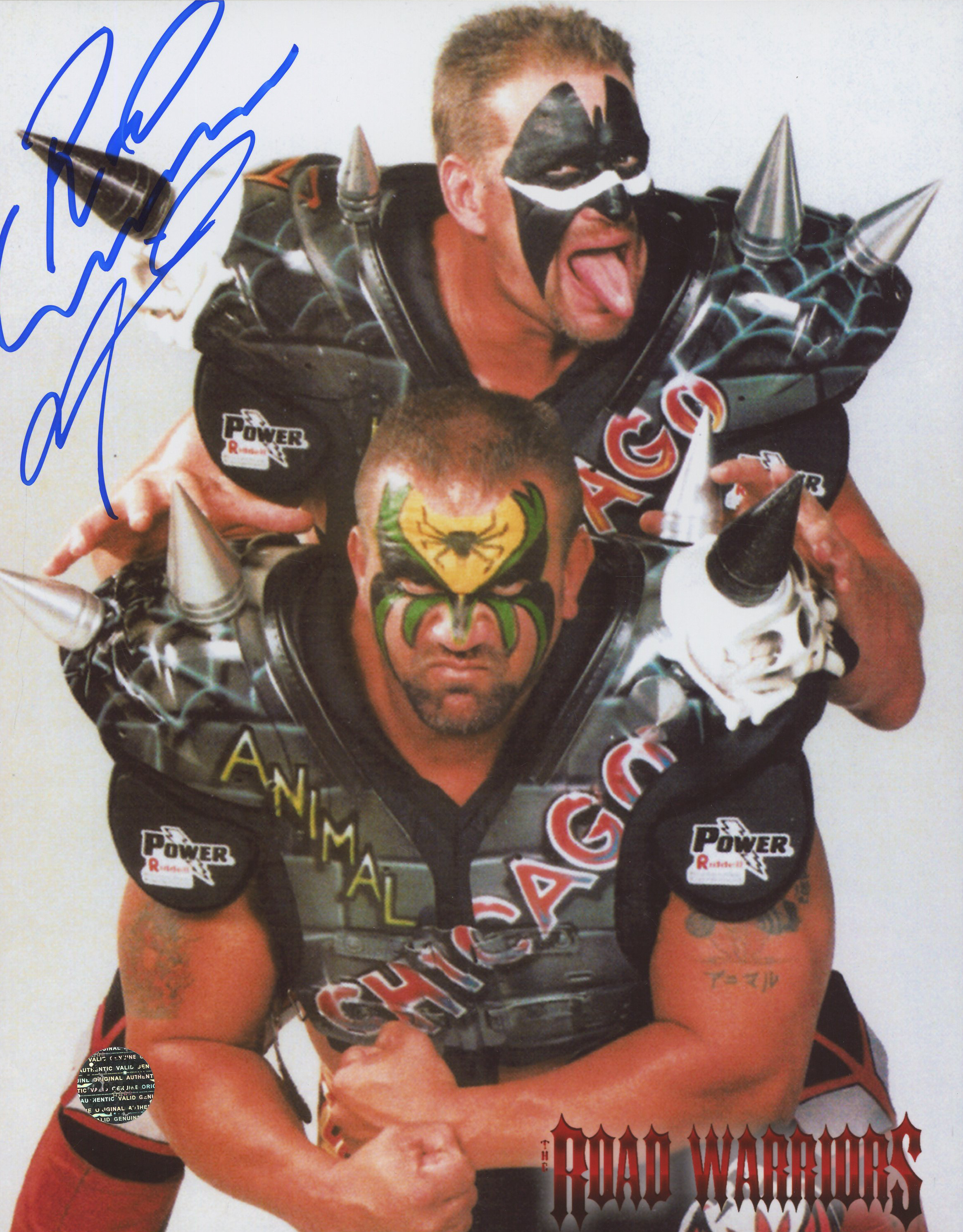 Road Warrior Animal Signed WWE 8x10 Photo (Legends COA) | Pristine Auction