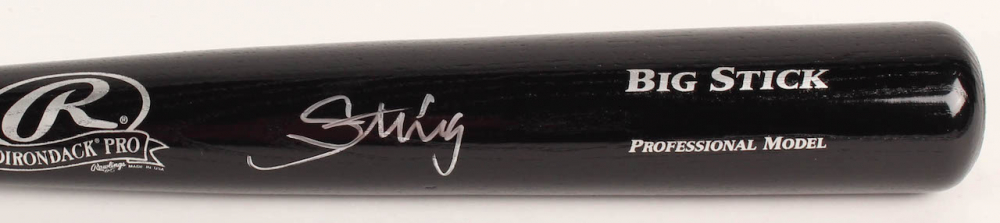 Sting Signed Rawlings Adirondack Pro Big Stick Baseball Bat (JSA COA ...