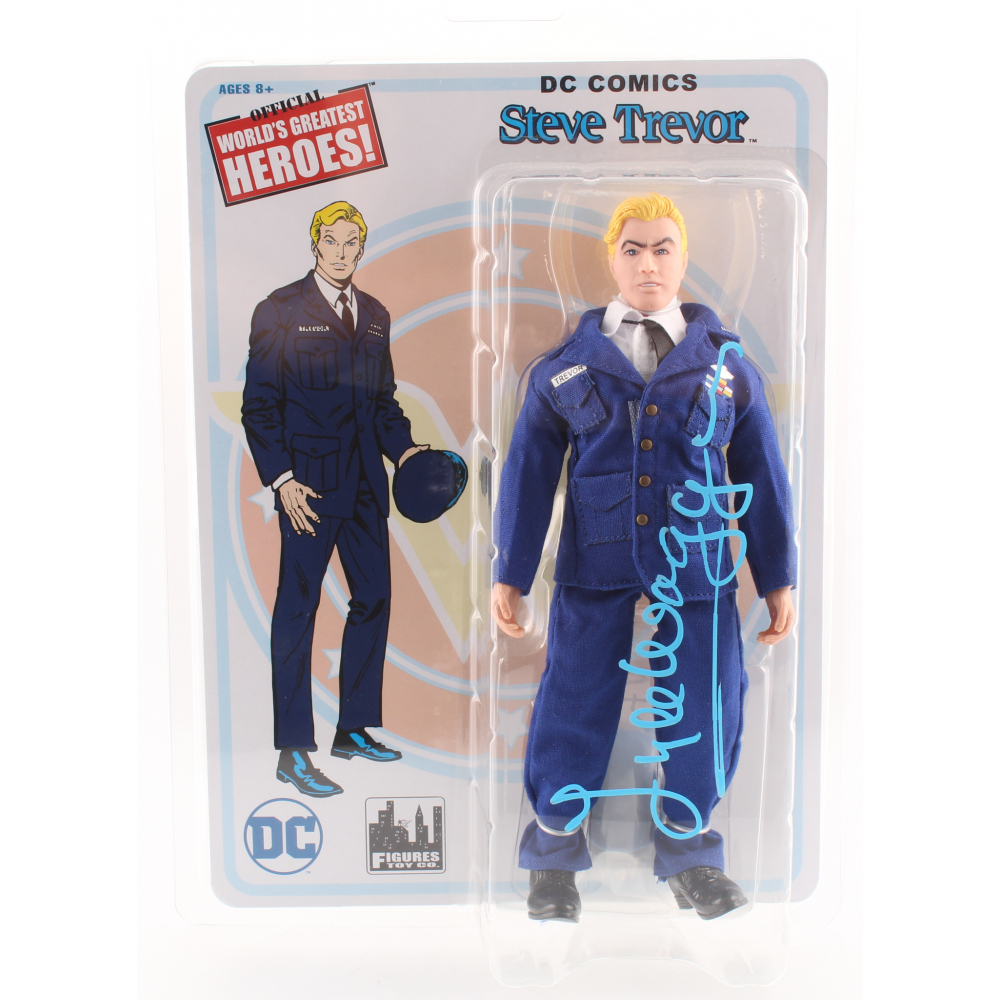 Lyle Waggoner Signed "Steve Trevor" DC Comics Wonder Woman Action ...