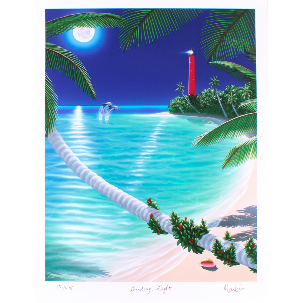 Dan Mackin - "Guiding Light" Signed Limited Edition 19x25 Fine Art ...