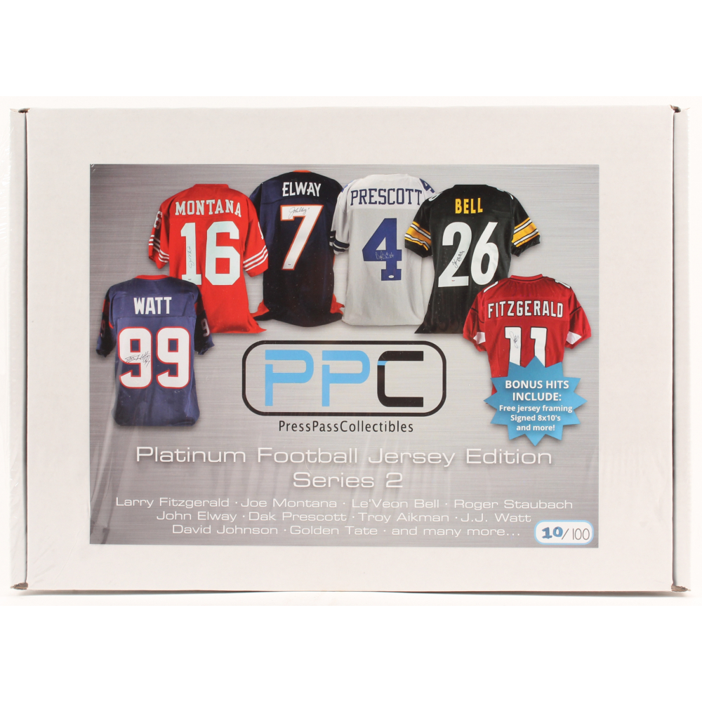 Press Pass Collectibles Premium Football Jersey Edition Box - Series 2 ...