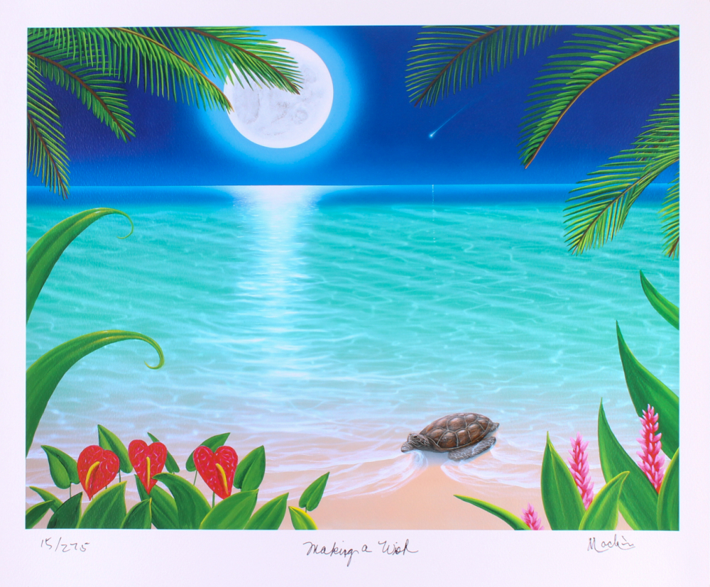 Dan Mackin - "Making a Wish" Signed Limited Edition 20x24 Fine Art ...