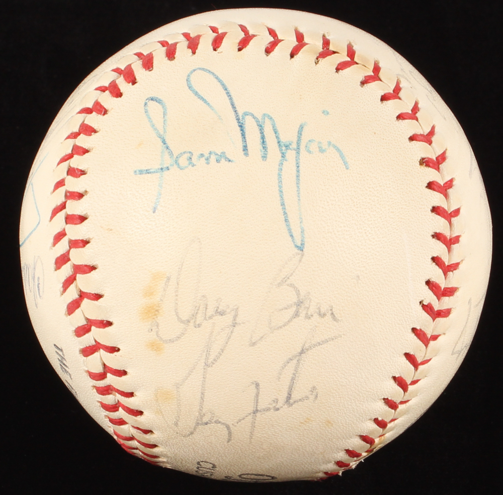 Reds Baseball Team-Signed by (15) with Dave Concepcion, Ken Griffey ...