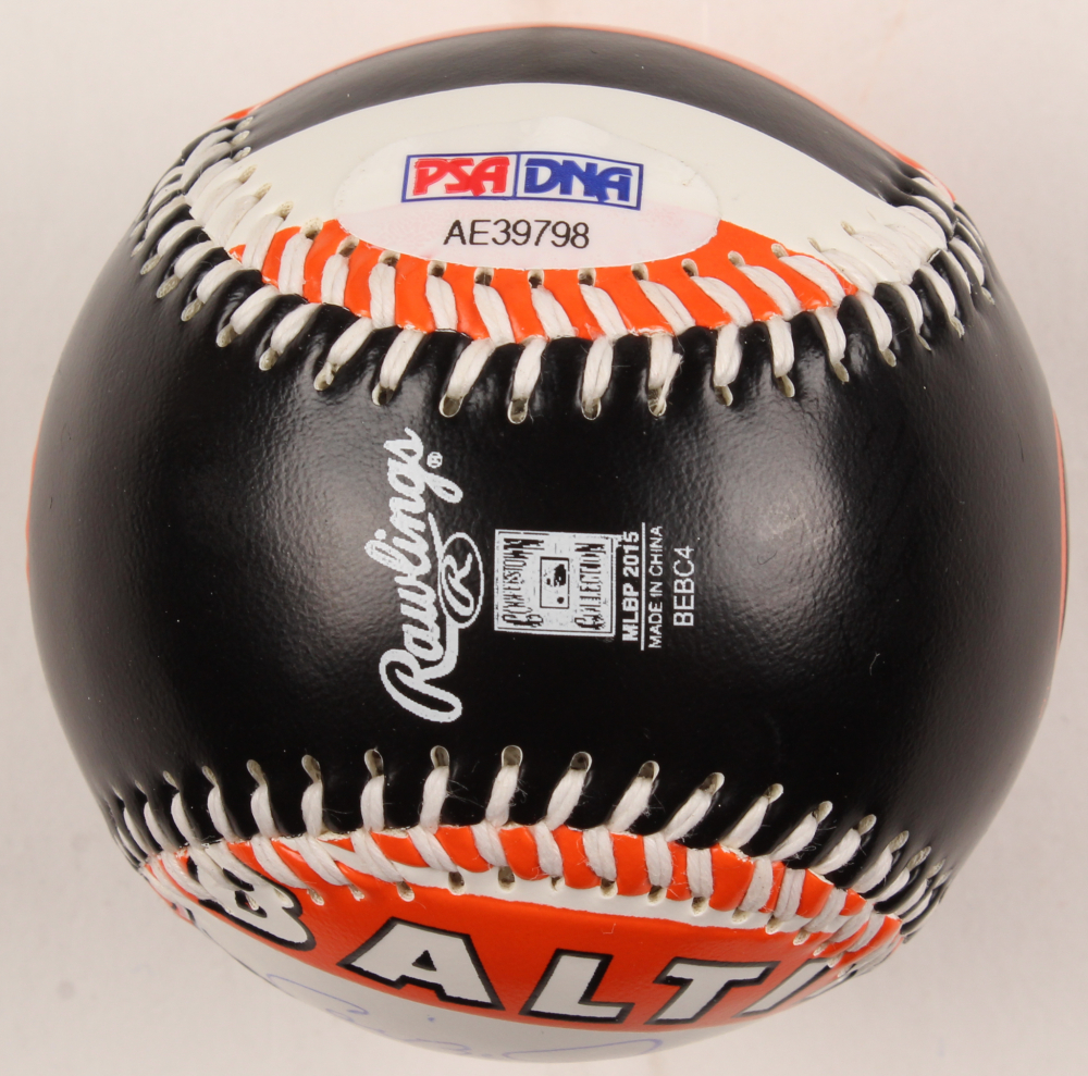 Cal Ripken Jr. Signed Orioles Logo Baseball with High Quality Display ...