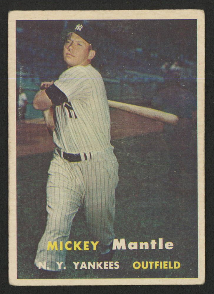 1957 Topps #95 Mickey Mantle | Pristine Auction
