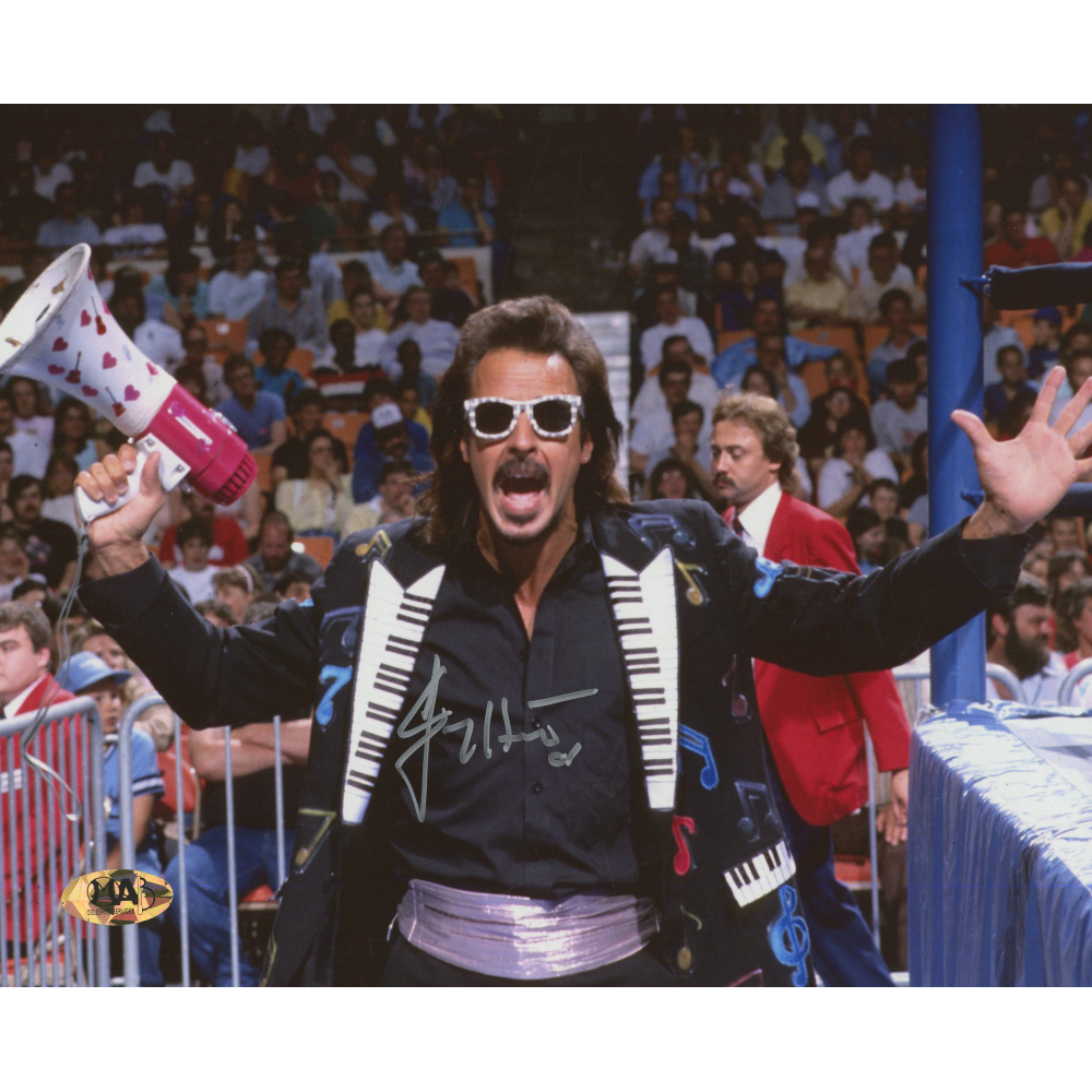 Jimmy Hart Signed 8x10 Photo (MAB Hologram) | Pristine Auction