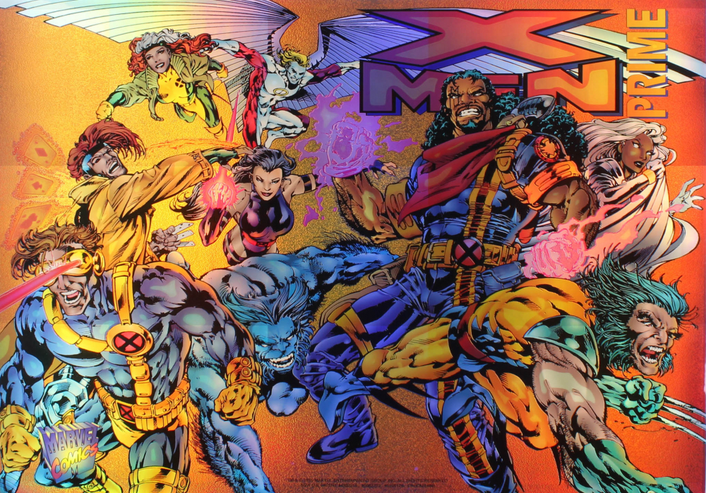 1995 Marvel "X-Men Prime" 19x27 Chromium Poster | Pristine Auction
