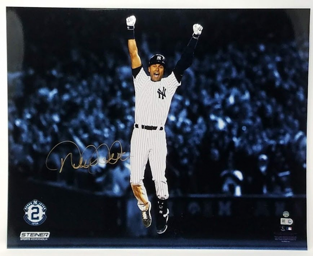 Derek Jeter Signed Yankees "Magic Moments" 16x20 Photo (Steiner COA ...