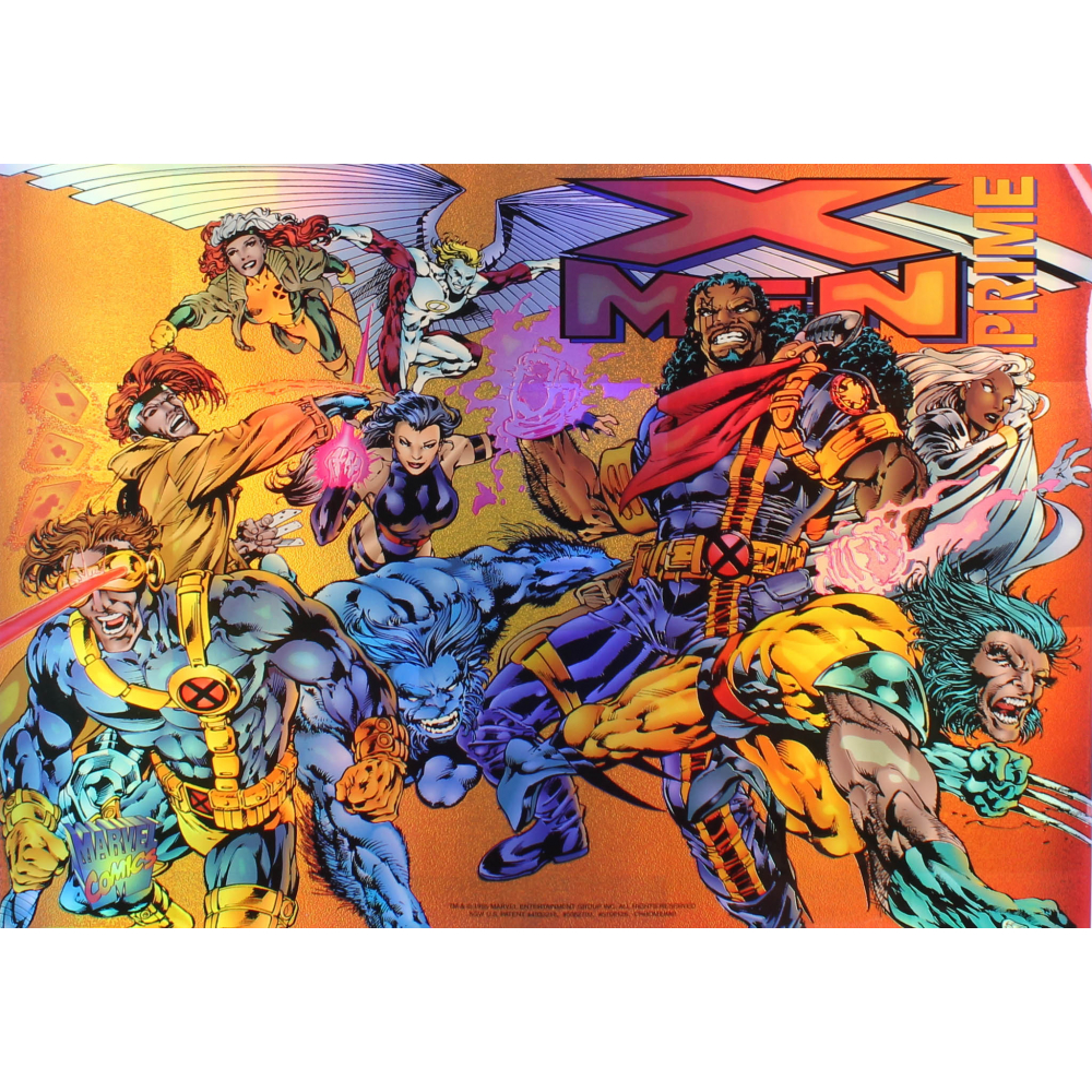 1995 Marvel "X-Men Prime" 19x27 Chromium Poster | Pristine Auction