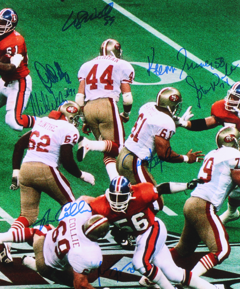 1990 49ers Super Bowl XXIV Champions 16x20 Photo Team-signed by (16 ...