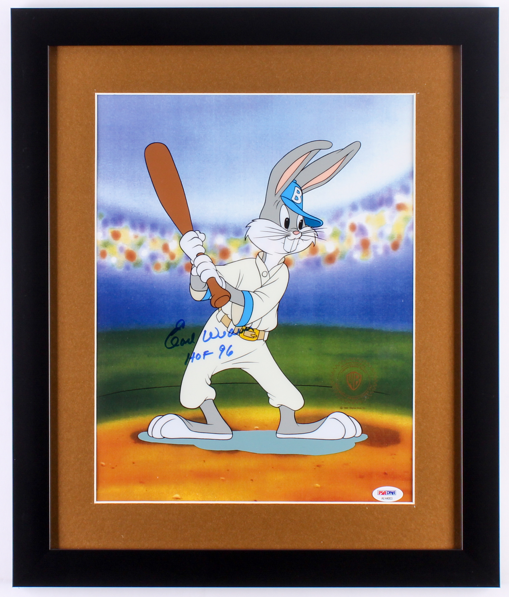 Earl Weaver Signed "Bugs Bunny" LE 16x19 Custom Framed Animation ...