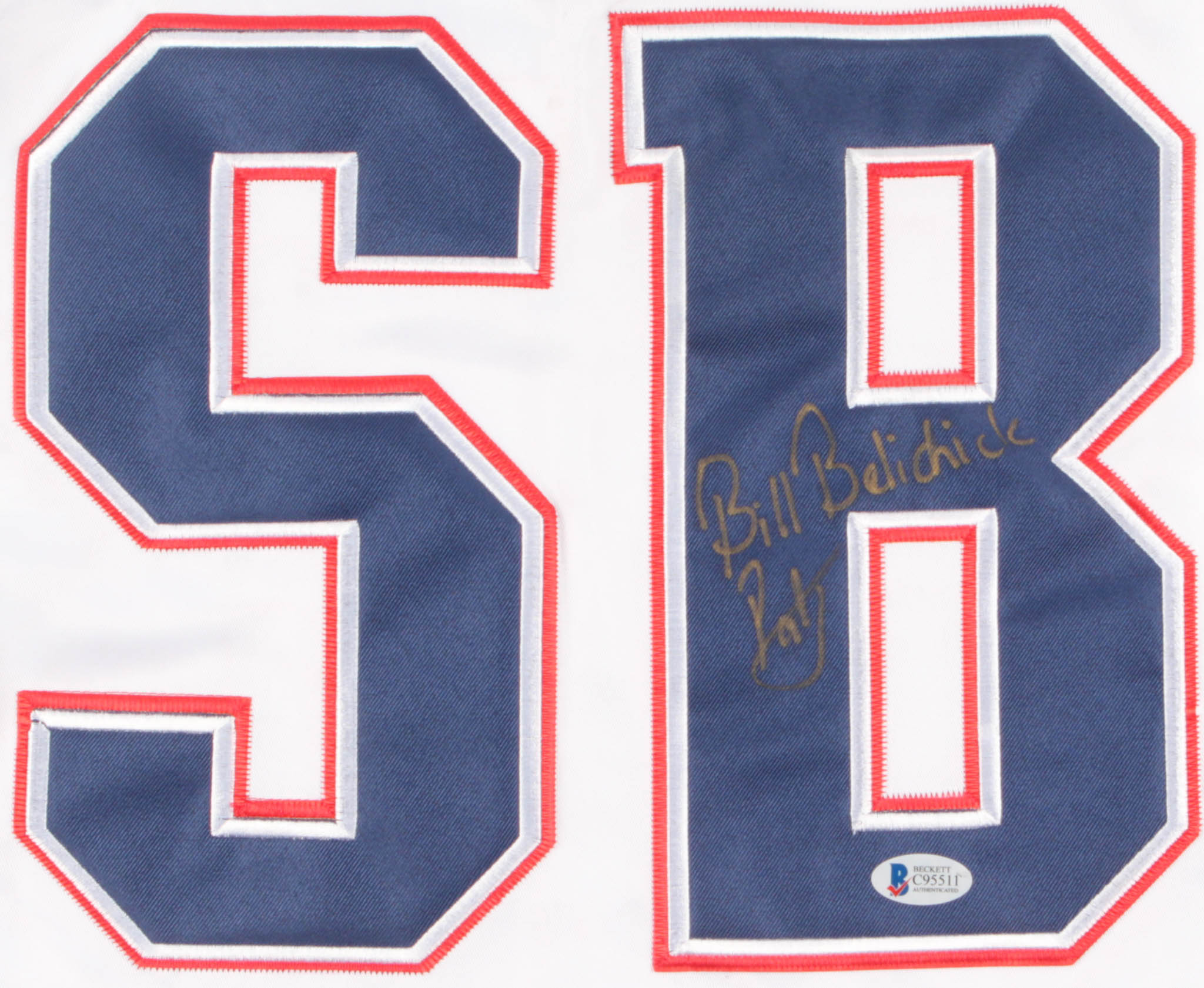 Bill Belichick Signed Patriots Super Bowl Champions Jersey Inscribed ...