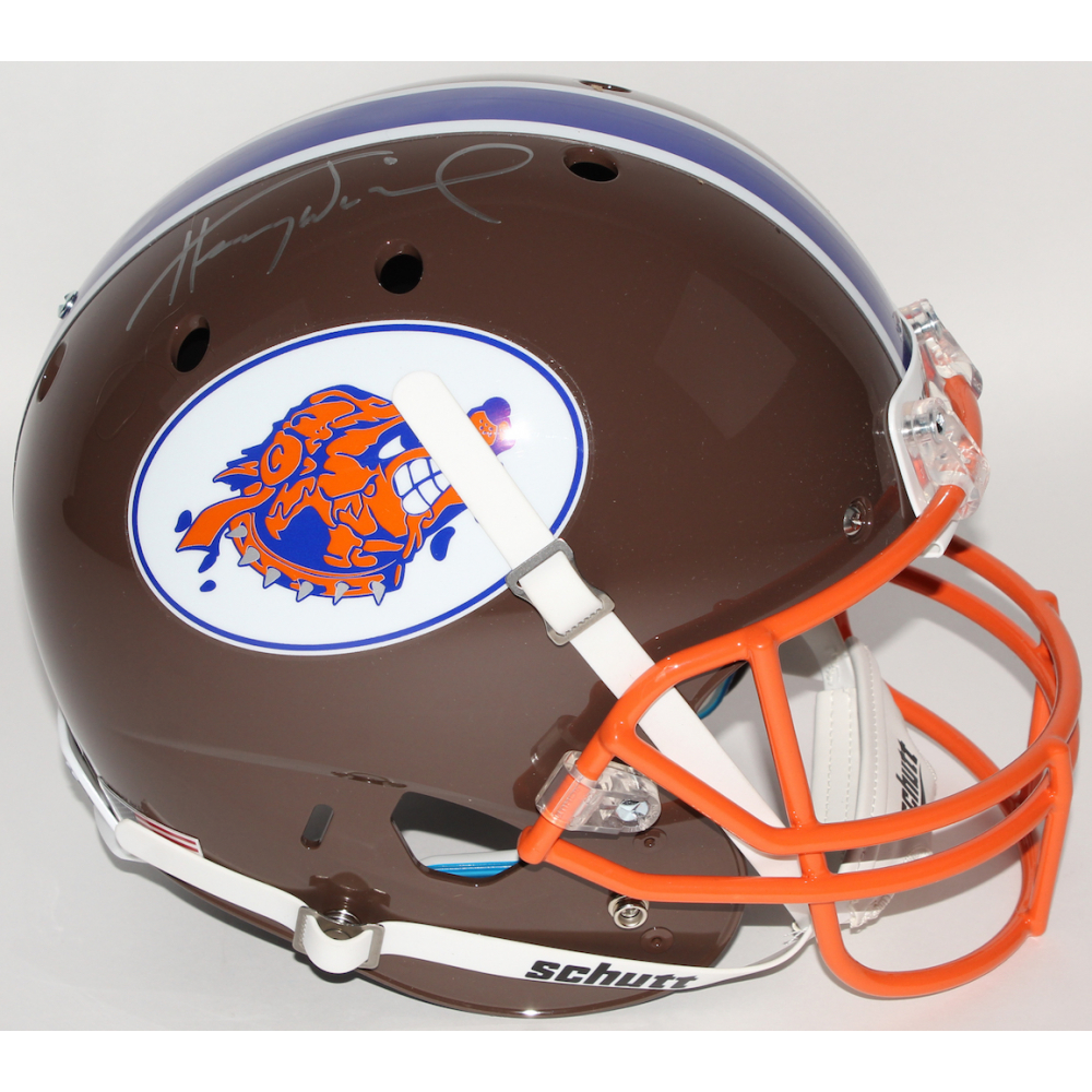 Henry Winkler Signed "The Waterboy" Mud Dogs Full-Size Helmet (JSA COA ...
