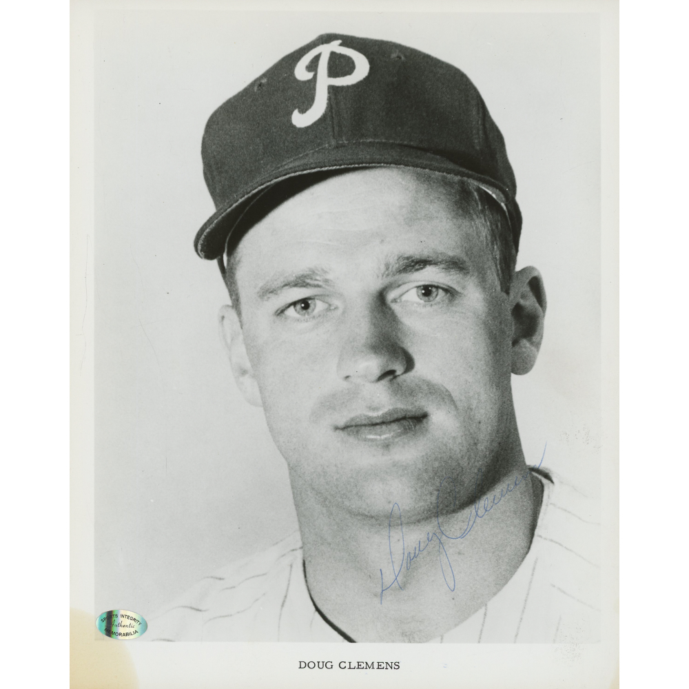 Doug Clemens Signed Phillies 8x10 Photo (Sports Integrity COA ...