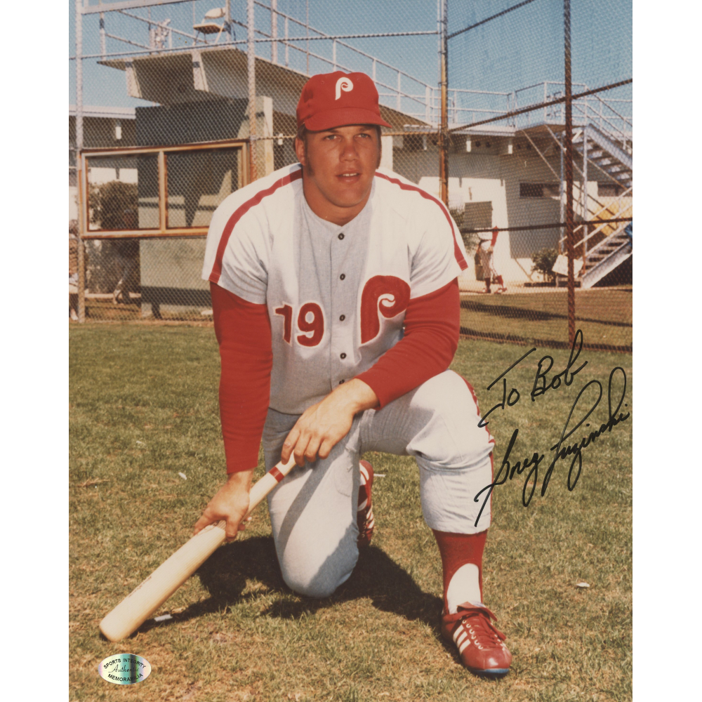 Greg Luzinski Signed Phillies 8x10 Photo with Inscription (Sports ...