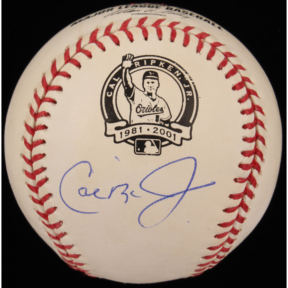 Cal Ripken Jr. Signed OML Ripken Commemorative Logo Baseball (PSA COA ...