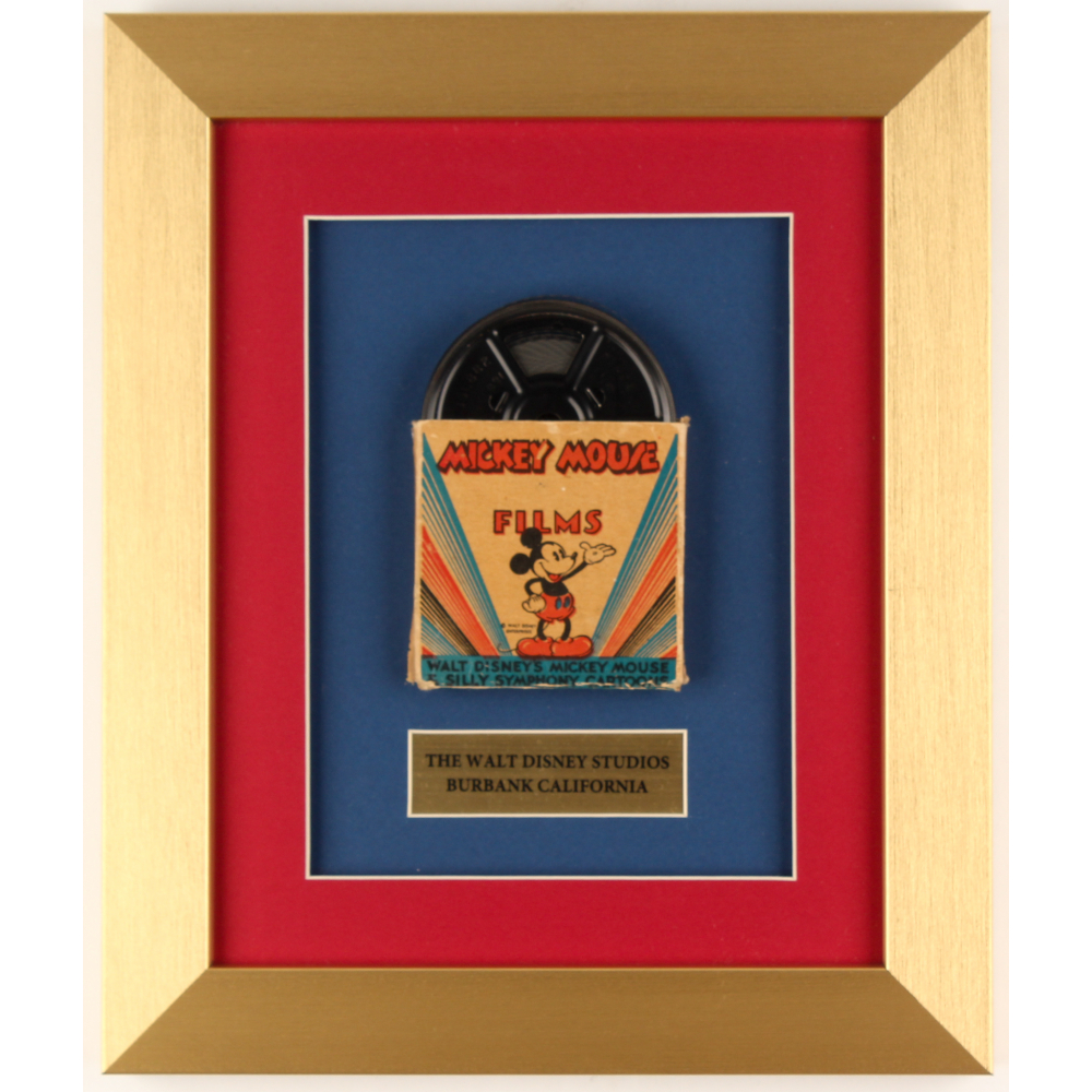 Vintage 1940's Walt Disney's Mickey Mouse 10x12 Custom Framed Film Reel ...