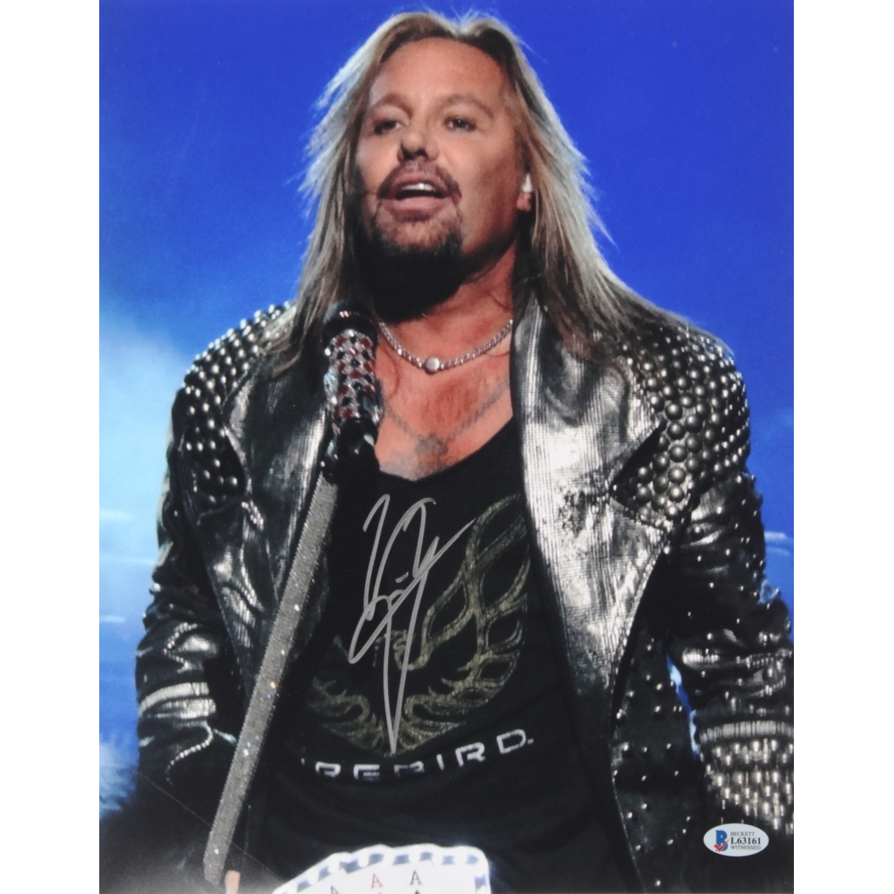 Vince Neil Signed "Motley Crue" 11x14 Photo (Beckett COA) | Pristine ...