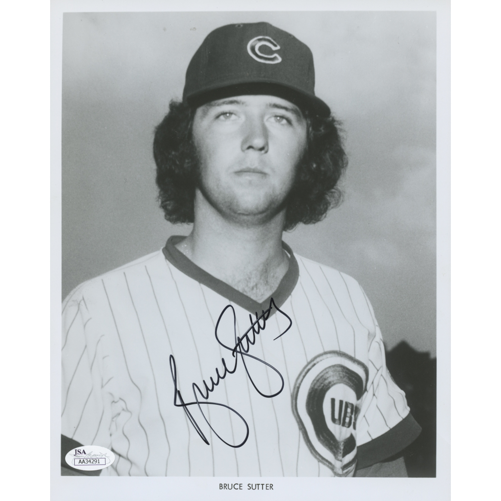 Bruce Sutter Signed Cubs 8x10 Photo (JSA COA) | Pristine Auction