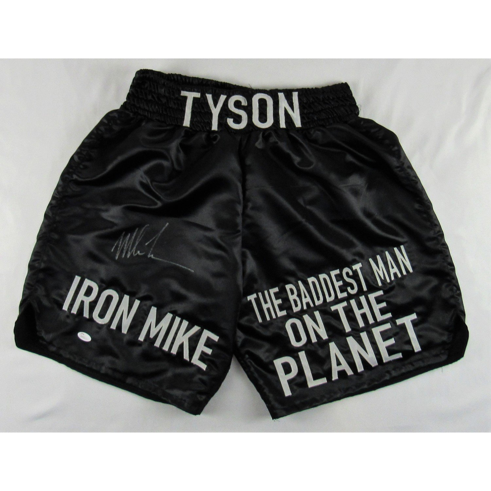 Mike Tyson Signed Boxing Trunks (JSA Hologram) | Pristine Auction