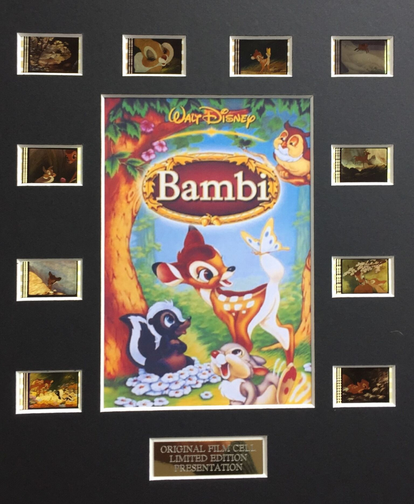 "Bambi" Limited Edition Original Film/Movie Cell Display" Limited ...