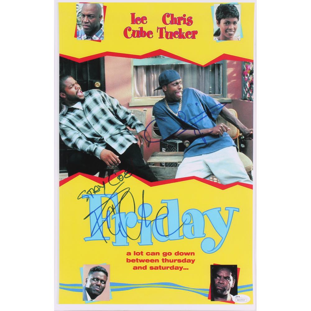 Ice Cube & Chris Tucker Signed "Friday" 11x17 Photo Inscribed "Stay ...