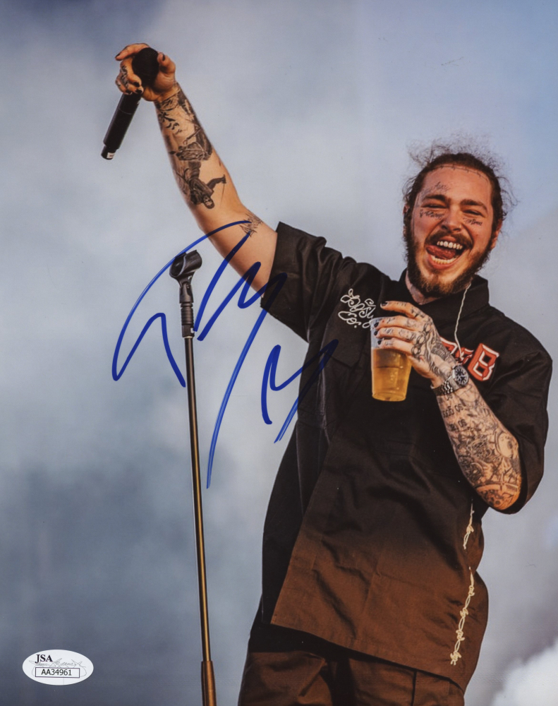 Post Malone Signed 8x10 Photo (JSA COA) | Pristine Auction