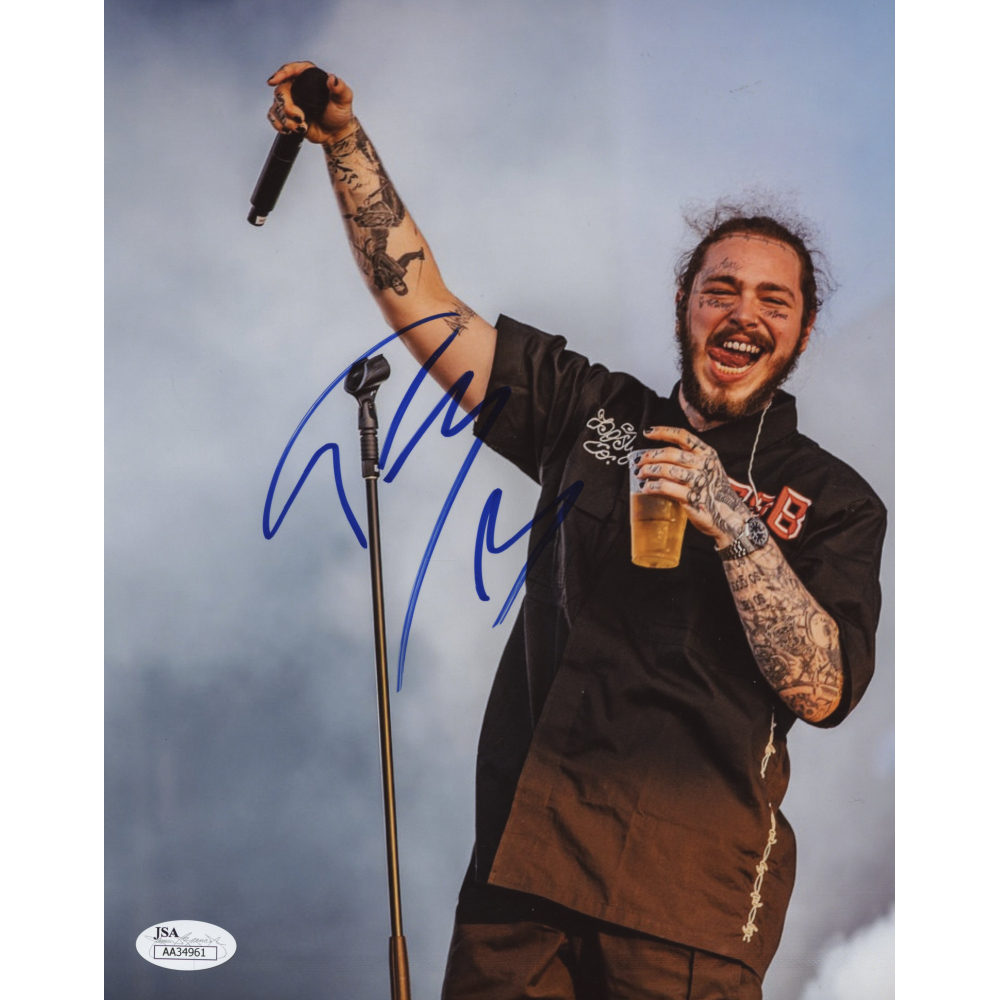 Post Malone Signed 8x10 Photo (JSA COA) | Pristine Auction