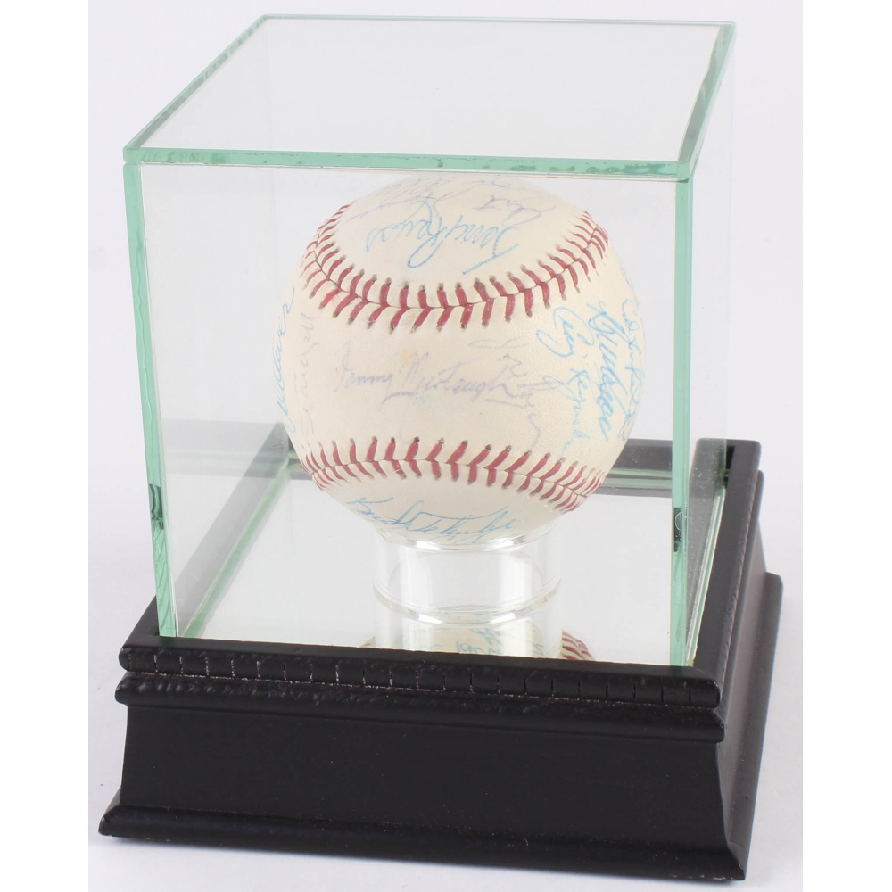 1975 Pittsburgh Pirates Logo Baseball Team-Signed By (22) with Willie ...