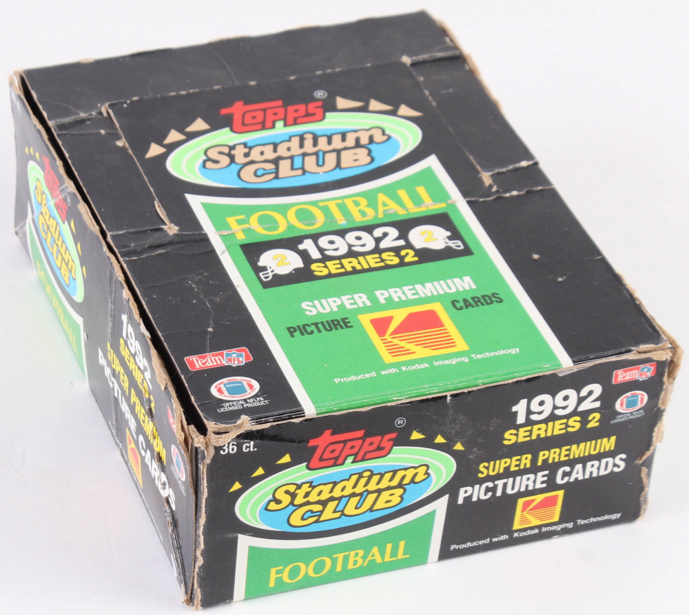 1992 Topps Stadium Club Series 2 Football Box | Pristine Auction