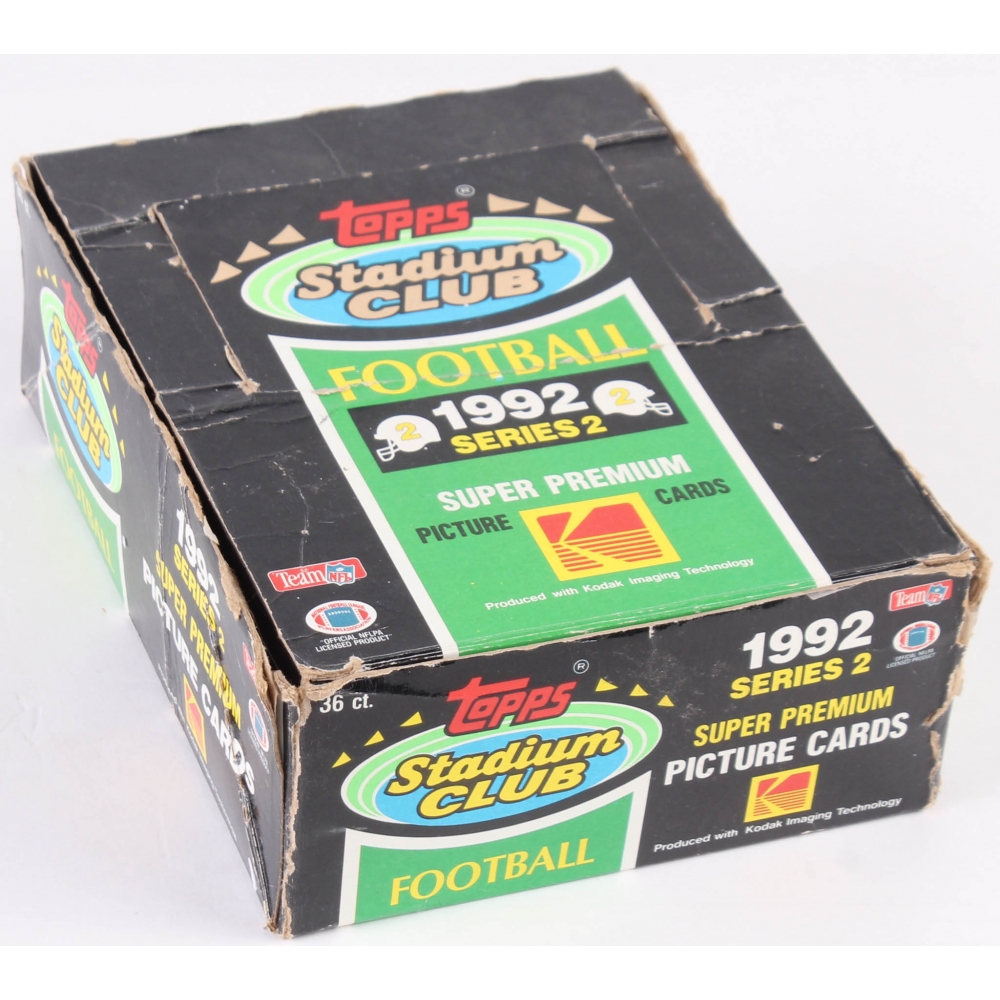 1992 Topps Stadium Club Series 2 Football Box | Pristine Auction