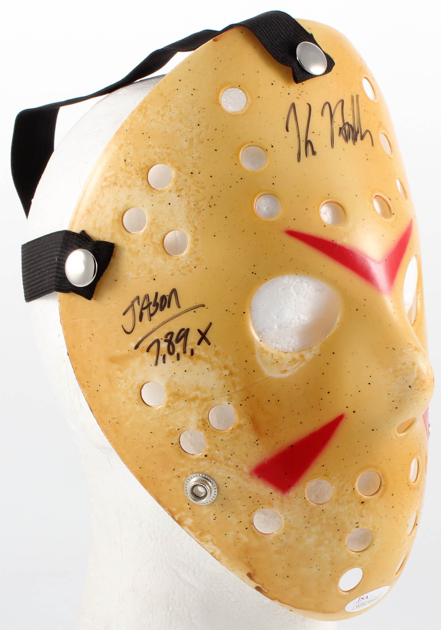 Kane Hodder Signed "Friday the 13th" Mask Inscribed "Jason 7, 8, 9, X ...